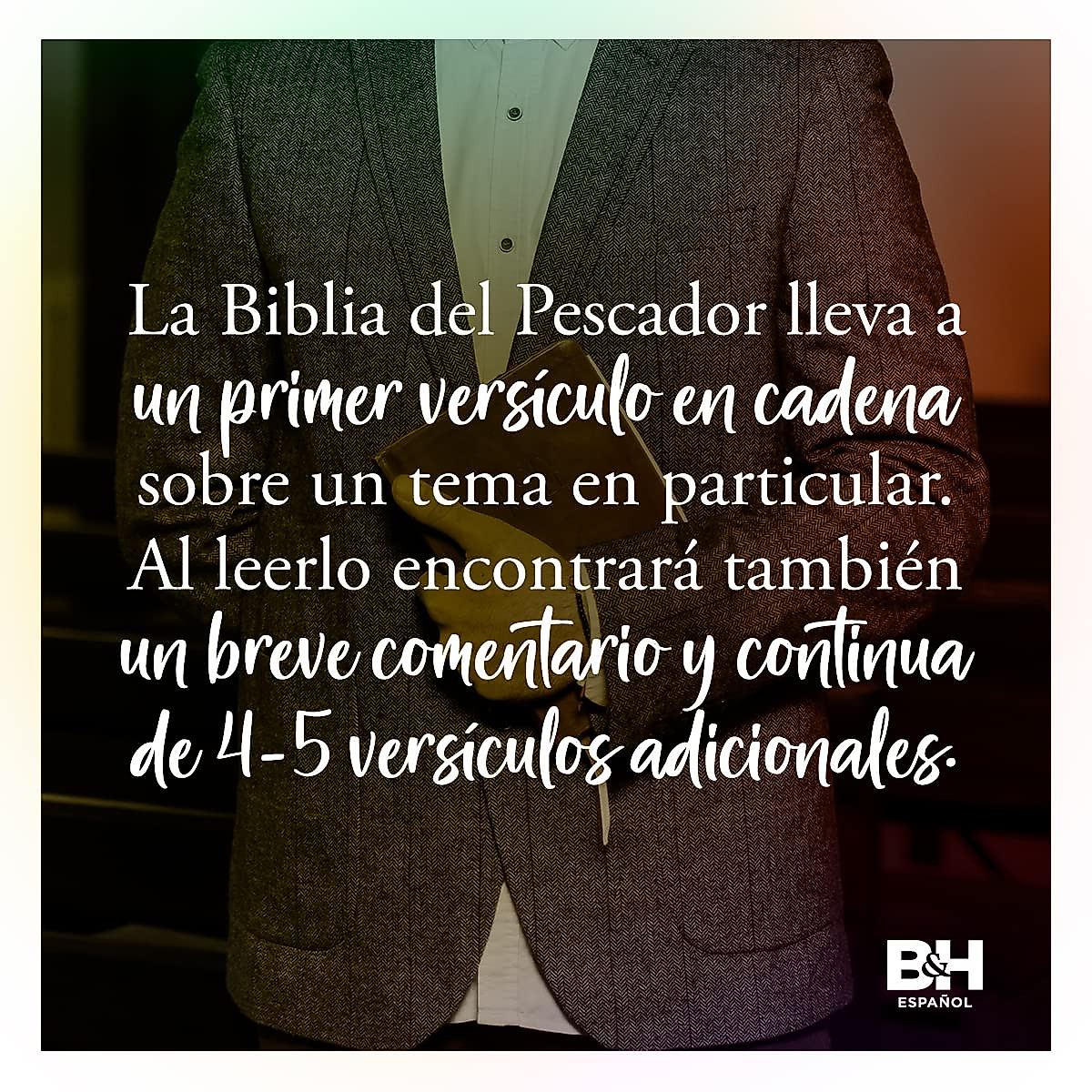 Reina Valera 1960 Biblia del Pescador, letra grande, caoba símil piel | RVR 1960 Fisher of Men Bible Hand size, Mahogany LeatherTouch (Spanish Edition)