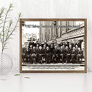 1927 Solvay Conference on Quantum Mechanics - 11x14 Unframed Art Print - Great Gift Under $15 for Scientists
