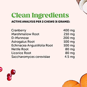Pet Honesty Cranberry Bladder Health for Dogs – Contains Active Ingredients - Cranberry & D-Mannose to Help Support Dog Urinary Tract Health, Dog Bladder Support, & Kidney Support for Dogs (Bacon)