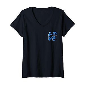 Womens Mopar Love V-Neck T-Shirt