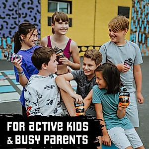 Slammers Organic Superfood Fruit & Veggie Snack Squeeze Pouch - Protein Pack - 3.5 Ounce (Pack of 16)