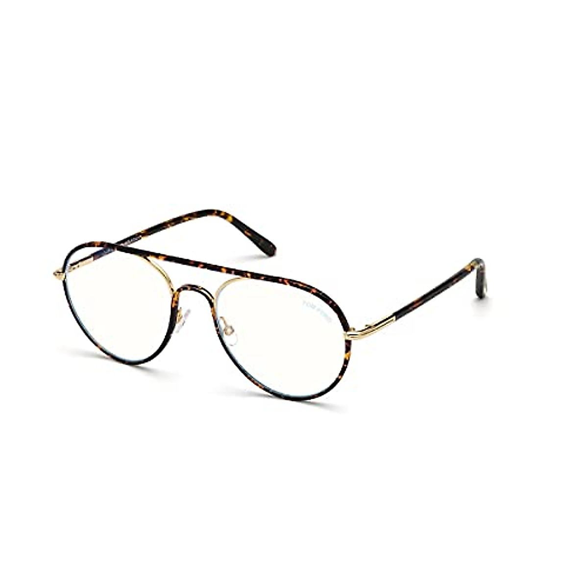 Tom Ford Blue Block Eyeglasses TF5623B 056 Havana/Gold 54mm FT5623