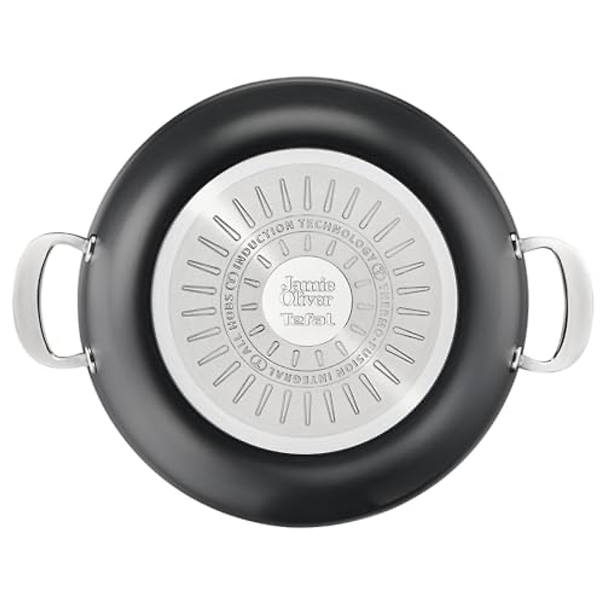 Tefal Jamie Oliver 30 cm Big Batch Pan, Non Stick Hard Anodised, H9125444