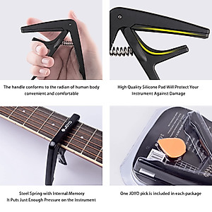 JOYO Guitar Capo for Electric guitar and 6-String Acoustic Guitar JCP-01