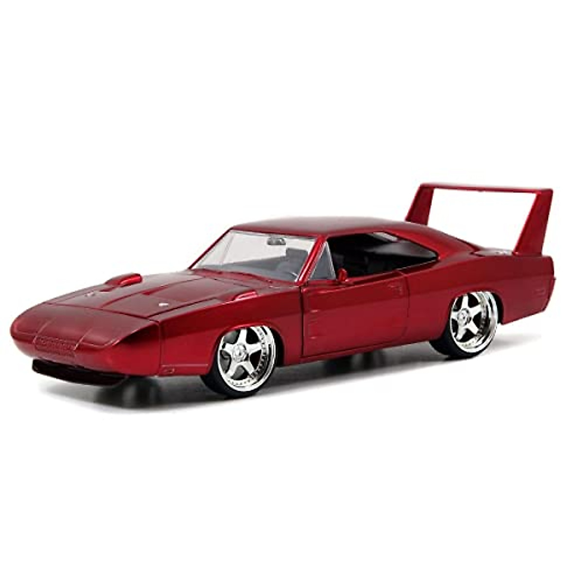 Jada Toys Fast & Furious Dom's Dodge Charger Daytona DIE-CAST Car, 1: 24 Scale Red (97060)