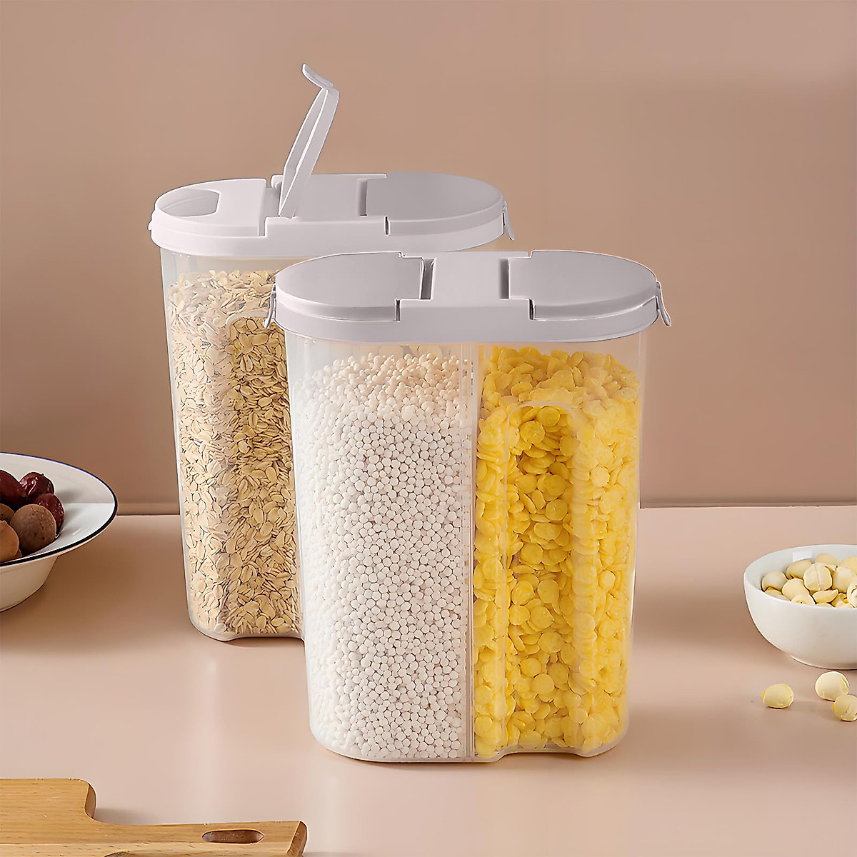 Food Storage Containers Storage Bin Dispenser Food Storage Bin Cereal Containers Food Storage Container with Lid Cereal Containers Dispenser Pack of 1