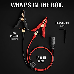 NOCO GC001 X-Connect Battery Clamp Accessory with Integrated M6 Eyelets Genius Smart Battery Chargers