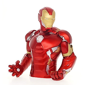 Avengers Iron Man Bust Bank Multi-colored, 4"