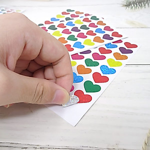 HONBAY 3 Rolls of Colorful Cute Cartoon Eye Nose Mouth Decal Stickers Label for Coloring Book, Notebook, Bottles, Laptops, etc