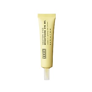 Versed Vacation Eyes Brightening Eye Gel - Lightweight Cooling Gel For Puffy Eyes with Vitamin C, Ginseng Root Extract and Niacinamide - Help Reduce Under-Eye Darkness - Vegan (0.5 fl oz)