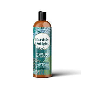 Earthly Delight | Herbal Shampoo - Sage & Sweet Orange | All Natural & Protein Rich (16 oz)