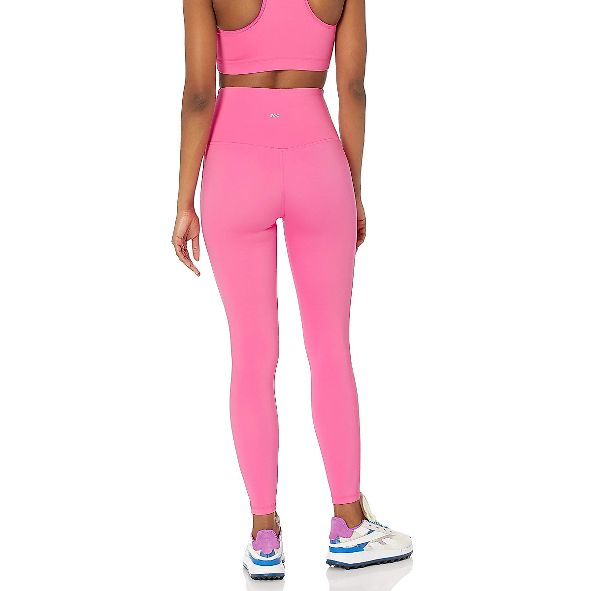 Amazon Essentials Women's Active Sculpt High-Rise Full-Length Legging (Available in Plus Size), Bright Pink, Medium