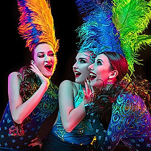 PHALIN Mardi Gras Earrings for Women, Lightweight Mardi Gras Accessory, Acrylic Fleur De Lis Mask Crown Earrings Carnival Mardi Gras Parades Party Earrings, Fat Tuesday Jewelry Gift (Style C)