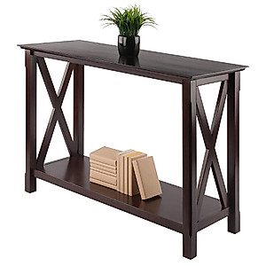 Winsome 40445 Wood Xola Occasional Table, Cappuccino Product in Inches (L x W x H): 45.0 x 15.98 x 30.0