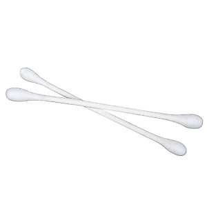 ForPro Double-Tipped Cotton Swabs, 100% Lint-Free Biodegradable Cotton, for Sensitive Skin, 500-Count (Pack of 4)