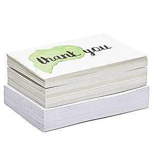 Juvale Blank Thank You Cards with Envelopes, 6 Watercolor Designs (4x6 in, 48 Pack)