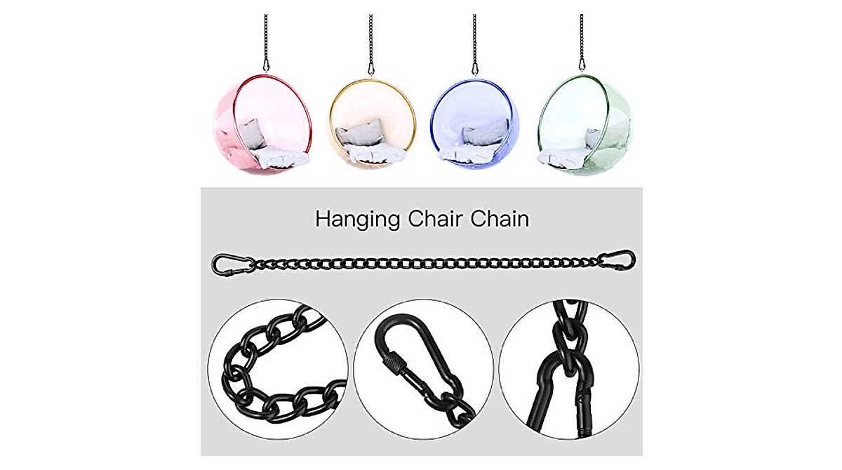 High Capacity Hanging Chair Chain with Carabiners