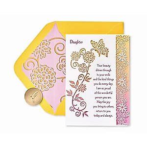 Papyrus Birthday Card for Daughter (Truly Wonderful Daughter)