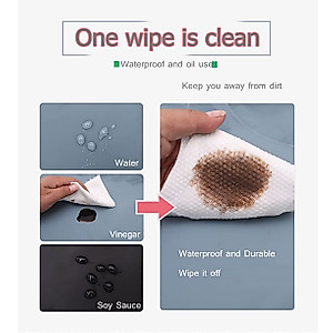 NAN Wind Women Kitchen Apron with Big Pockets,Long Sleeves Waterproof Apron for Cooking Baking Cleaning Work