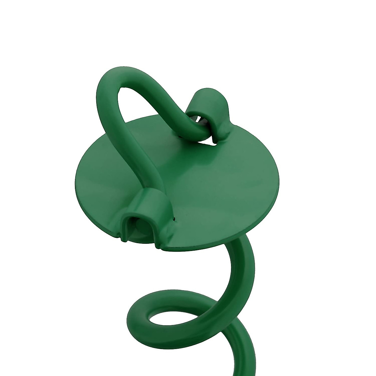 7Penn Ground Anchors Screw in 4 Pack - 16 Inch Green Spiral Dog Leash Ground Anchor Tie Down - Heavy Duty RV Canopy Stakes for High Wind Camping Tents with 475 lbs Pull Force