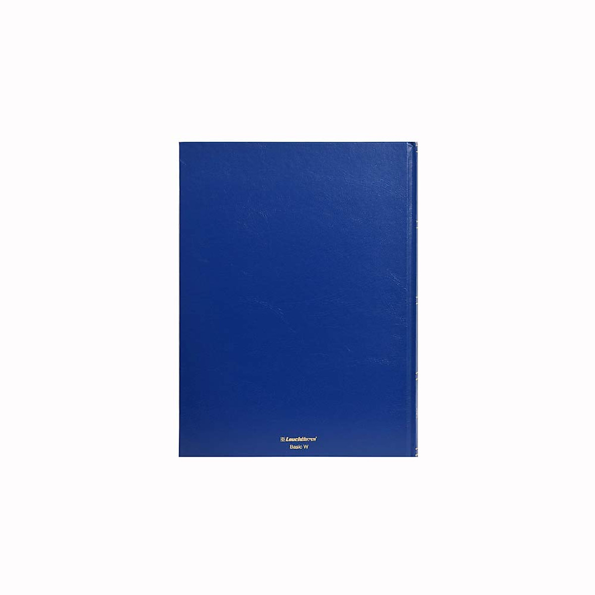 Lighthouse Stockbook DIN A5, 32 black pages, non-padded cover, blue