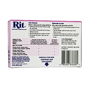Pack of 2 Rit Dye Laundry Treatment Color Remover