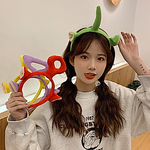 JAMBHALA 4PCS Cute Headwear 3D Hairpin Hairband Hair Accessories for Kids Halloween Party Decorations (4PCS)