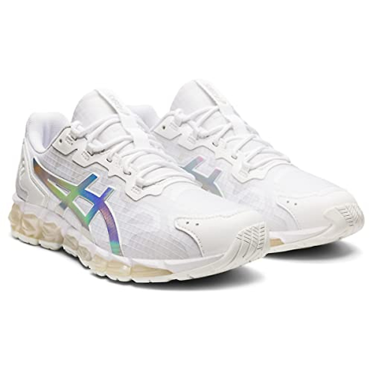 ASICS Women's Gel-Quantum 360 6 Sportstyle Shoes, 7.5, White/White