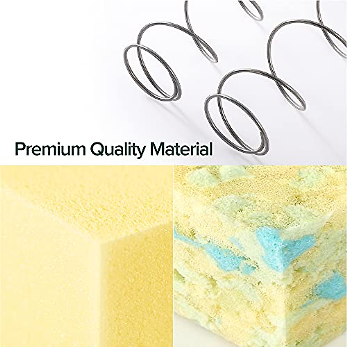 Zinus 12 Inch Foam and SpringMattress / CertiPUR-US Certified Foams /Mattress-in-a-Box, Full