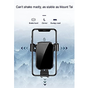 SDTHMY Car Phone Holder Compatible with Volvo XC40 XC60 XC90 Mobile Phone Stand Navigation Brackets air Conditioning Vents Interior Accessories 2018 2019 2020 2021 2022 2023 (for 2019-2023 S60)