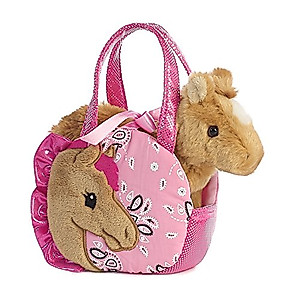 Aurora® Fashionable Fancy Pals™ Pretty Pony Stuffed Animal - On-The-go Companions - Stylish Accessories - Multicolor 5.5 Inches