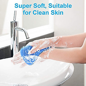 3PCS OstWony Silicone Dish Sponges, Super Food-Grade Silicone Sponges Kitchen Sponge, Multi-Purpose and Efficient Sponge Kitchen Gadgets, Especial Delicate Kitchen Sponge Brush