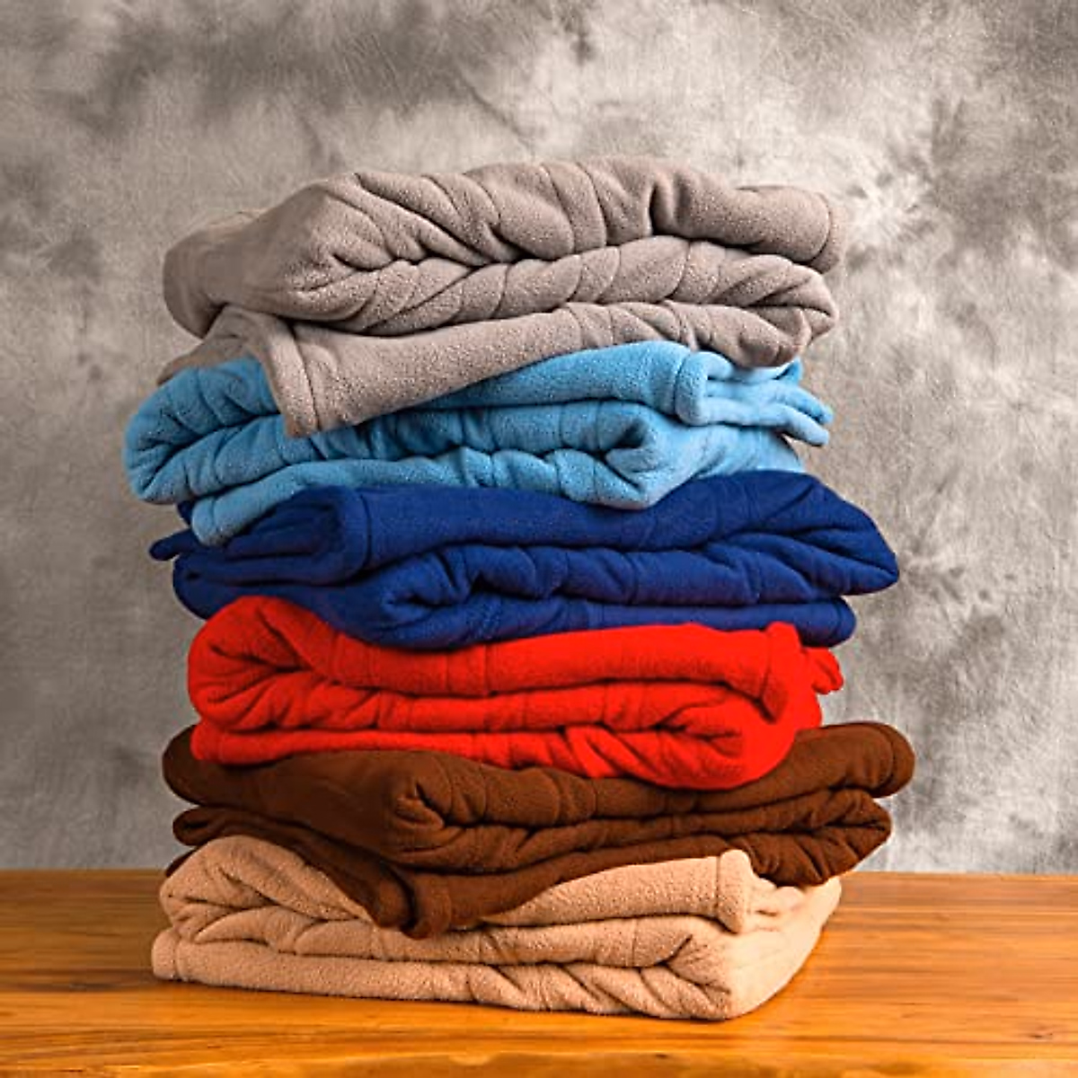 Florence & Sheridan | Reversible Sherpa/Fleece Electric Throw Blanket, 50"x60" With 5-Heat Setting Controller, Beige