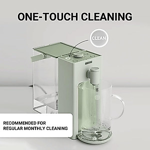 BUYDEEM S9013 Instant Hot Water Dispenser, Countertop Water Boiler & Warmer for Tea, Coffee and Baby Formula, Adjustable 8 Temperatures & 5 Water Outputs, 3L Water Tank(102oz), Green