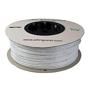 John Guest White 500 ft/roll 1/4" Polyethylene Tube Tubing Drinking Water RO Reverse Osmosis DI Aquarium Pipe LLDPE