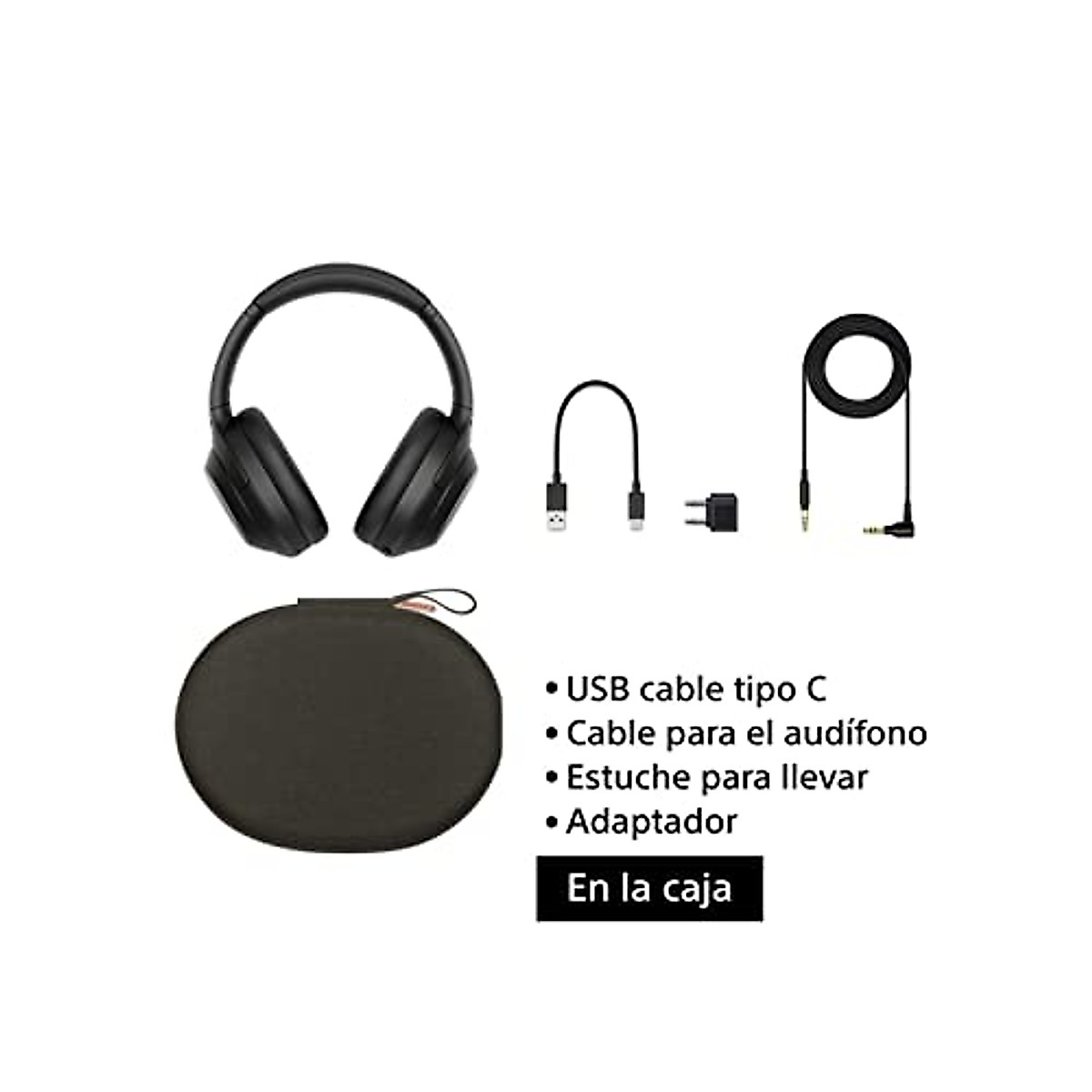 Sony WH-1000XM4 Wireless Premium Noise Canceling Overhead Headphones - 30hr Battery Life, Over Ear Style with Mic for Phone-Call and Alexa Voice Control - Black International Version