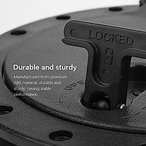 OUKENS Boating Boat Sealing Hatchs Cover, Round Circular Type Lid Waterproof Kayak Accessories W/Storage