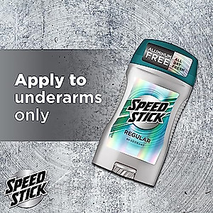 Speed Stick Men's Deodorant, Regular, 3 Ounce, 4 Pack