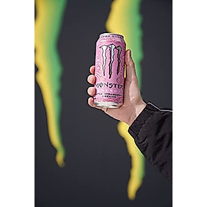 Monster Energy Ultra Strawberry Dreams, Sugar Free Energy Drink, 16 Ounce (Pack of 15)