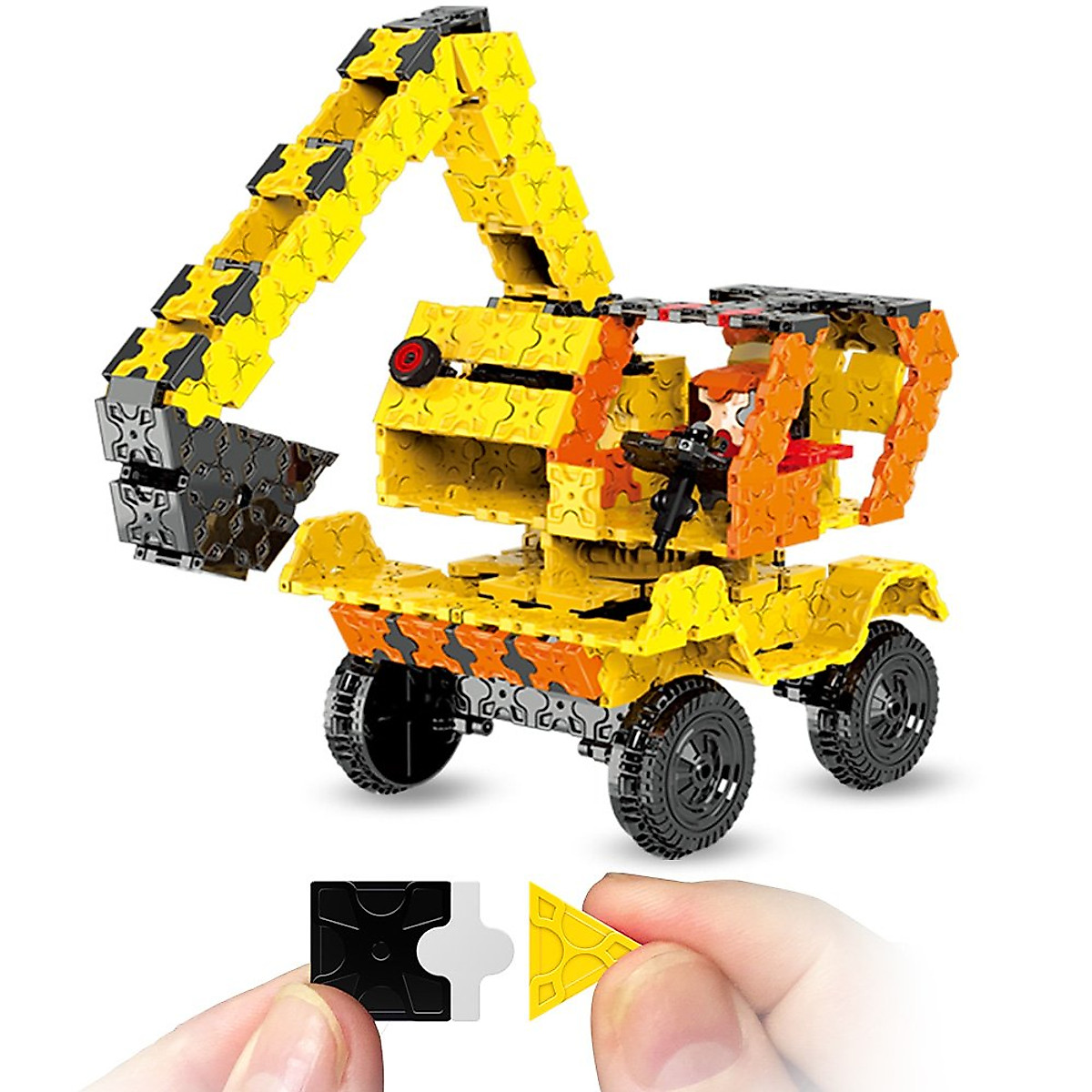 WEofferwhatYOUwant Flatblocks T-Rex, Dinosaur, Firefly, Honey Bee, Duck, and More | 3-D Puzzle Toy Building | Figures Level 2 | Collect Them All