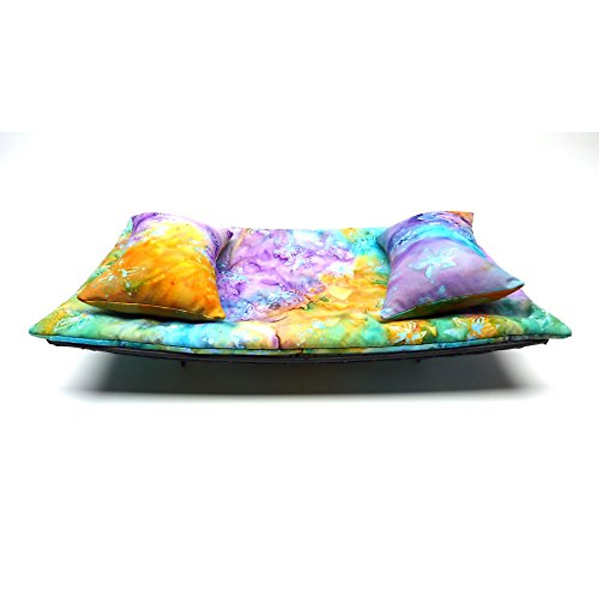 Chaise Lounge for Bearded Dragons, Watercolor Flowers Fabric