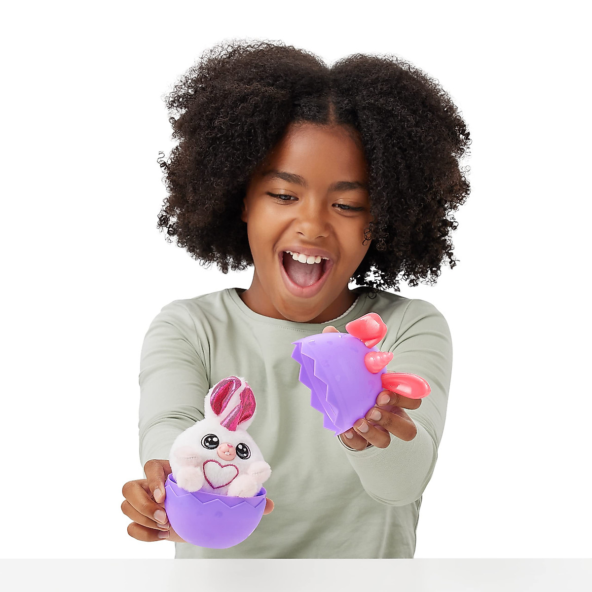 Rainbocorns Bunnycorn Surprise by ZURU (2 Pack) Collectible Plush Stuffed Animal, Surprise Eggs, Stickers, Ages 3+ for Girls & Children (Random)