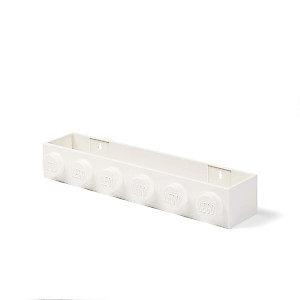 ROOM Copenhagen, Lego Book Rack - Decorative Floating Shelf Storage - White