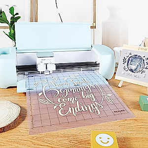 REALIKE StandardGrip Cutting Mat for Cricut Maker 3/Maker/Explore 3/Air 2/Air/One, 2 Pack 12x12 Inch Transparent Standard Grip Adhesive Sticky Non-Slip Cut Mat Replacement Accessories for Cricut