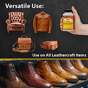 Fiebing's Leather Balm with Atom Wax Neutral, 4 oz