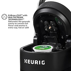 Keurig K-Brew+Chill Iced or Hot Single-Serve K-Cup Coffee Maker with MultiStream and QuickChill Technology, 70oz. Removable Reservoir