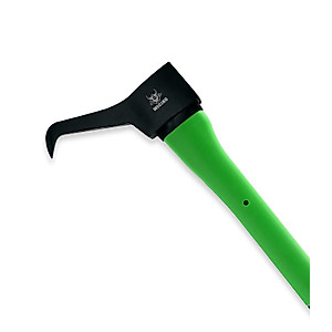 WICING Hookaroon 28 Inch, Pickaroon Forged Steel, with Anti-Slip & Shock Reduction Grip, for Log Lifting and Moving Wood Firewood Tool