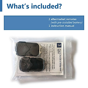 Solidremote 371LM 373LM 971LM 973LM, for LiftMaster Chamberlain Craftsman Keychain Garage Door Opener Remote, Purple, Red/Orange Learn Button