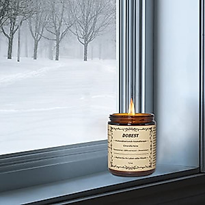 Citronella Candles All Natural Soy Candles Organic Non-Toxic Mosquito Candle Candles for Home 55-60 Hours Slow Burning Long Lasting Citronella Candles Outdoor Jar Candles 12 Ounces Total