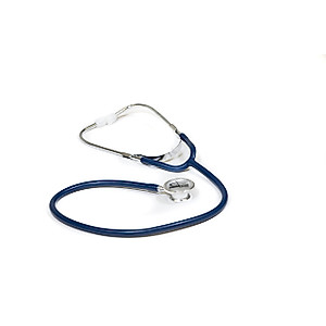 PrimaCare DS-9291-BL Pediatric Size 22" Stethoscope for Clinical and Screening Instrument, Lightweight and Aluminum Dual Head Flexible Stethoscope, Blue